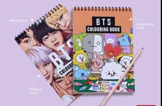Bts colouring book A4 size 32 pages | Daraz.lk