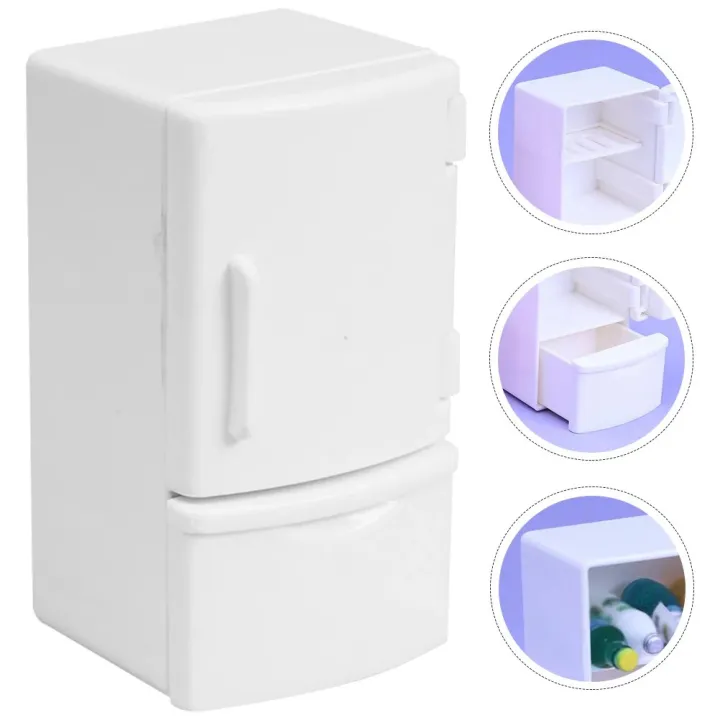 Artificial Flower Play Fridge Mini Things Miniature Tools Kitchen ...