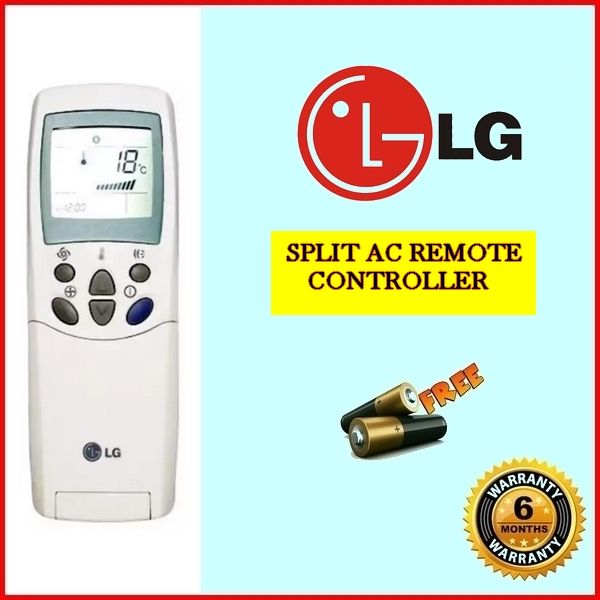 LG Air Conditioning Remote Control Split LG AC Remote Non inverter ...