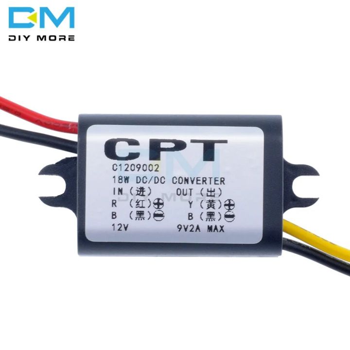 【beauty code】DC to DC Converter Down to 9V 2A 15W Power Supply DC ...