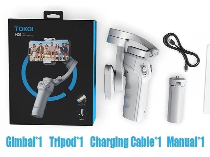 3 Axis Gimbal Phone Holder Anti Shake Video Record Stabilizer for All ...