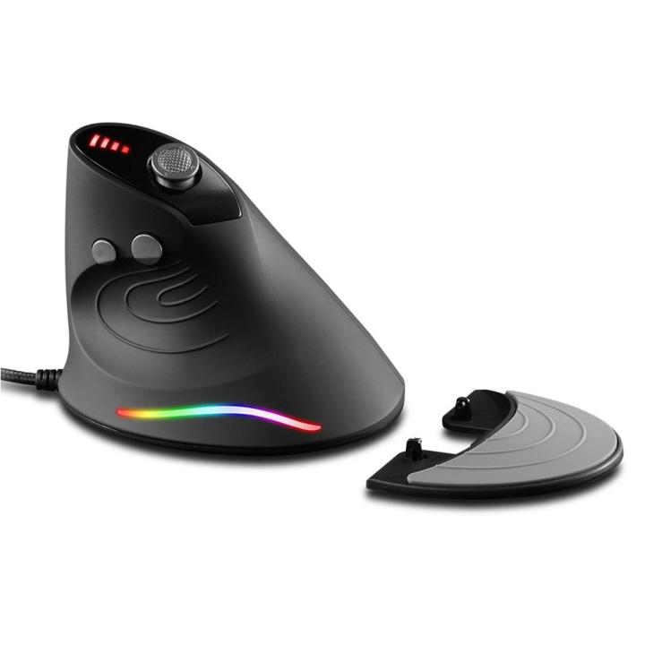 Ergonomics Vertical Gaming Mouse 5 Modes 10000DPI RGB Upright Optical ...