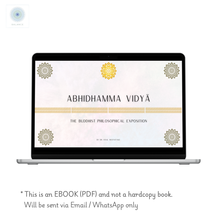 Abhidhamma Vidya – The Buddhist Philosophical Exposition (E-PDF) | Daraz.lk