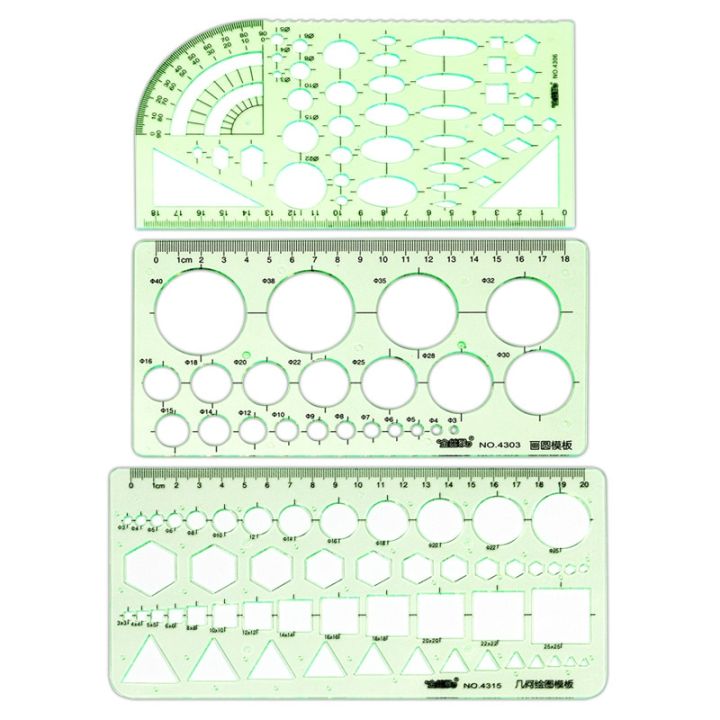 Circle Template Measurement Geometry Ruler Geometric Drawing Template ...