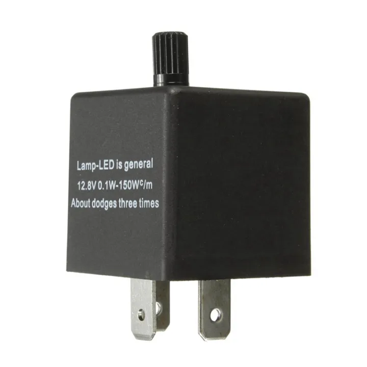 4X 12V 3 Pin LED Adjustable Car Flasher Flash Relay for Turn Signal ...