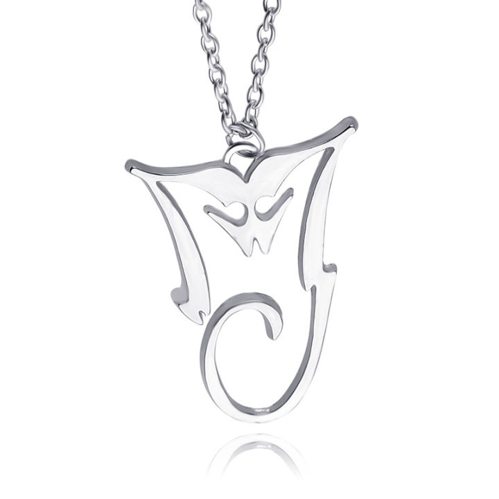 Must-have】Necklace Male Clavicle Chain Singer Michael Jackson Michael ...