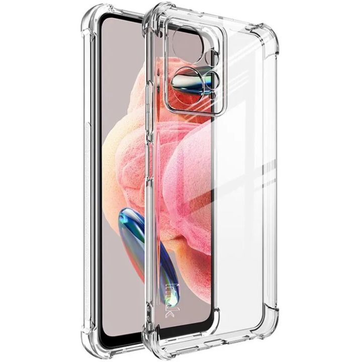 Redmi Note 12 4G Case Cover Transparent Shockproof Back Cover For Redmi ...