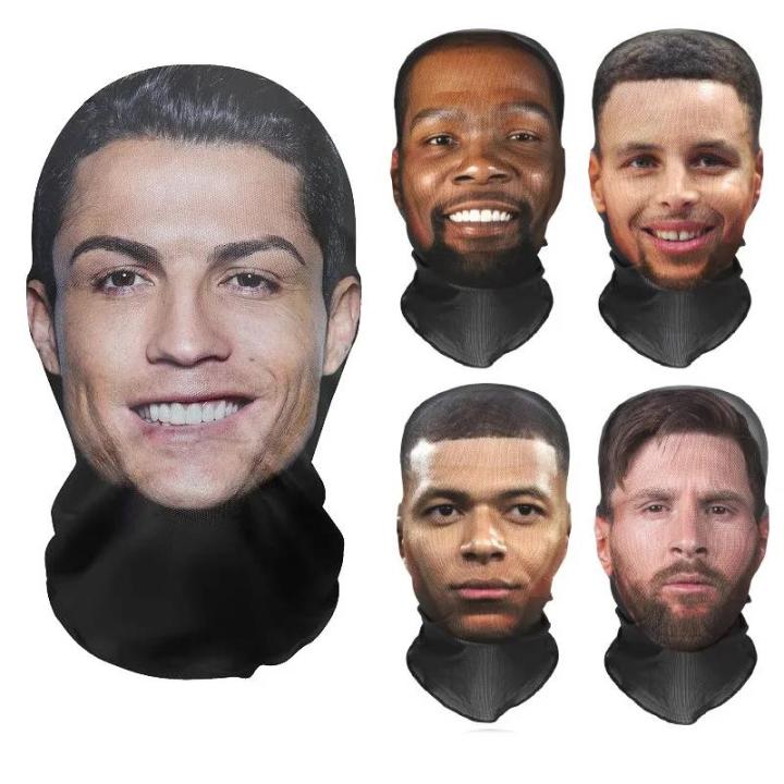 3D Funny Pattern Mesh Face Mask Head Cover Party Cosplay Props UV ...