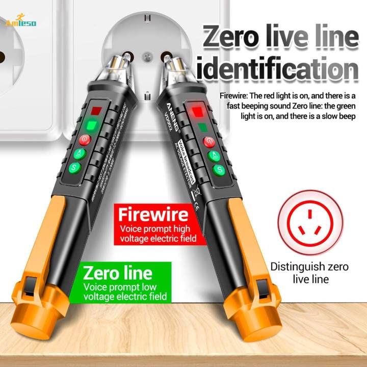Voltage Tester Voltage Non Contact Wire Test Household Electric Tester ...