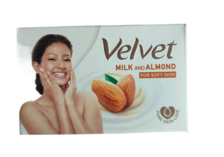 Velvet Soap- Milk and Almond 95g | Daraz.lk