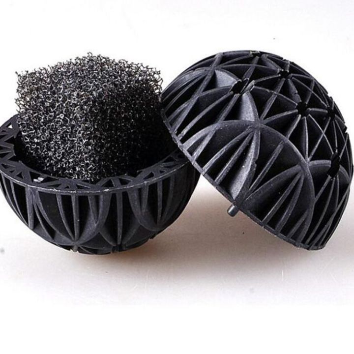 25 pcs Bio Balls with sponge, Aquarium Filter Medias, 25 Bio Balls for ...