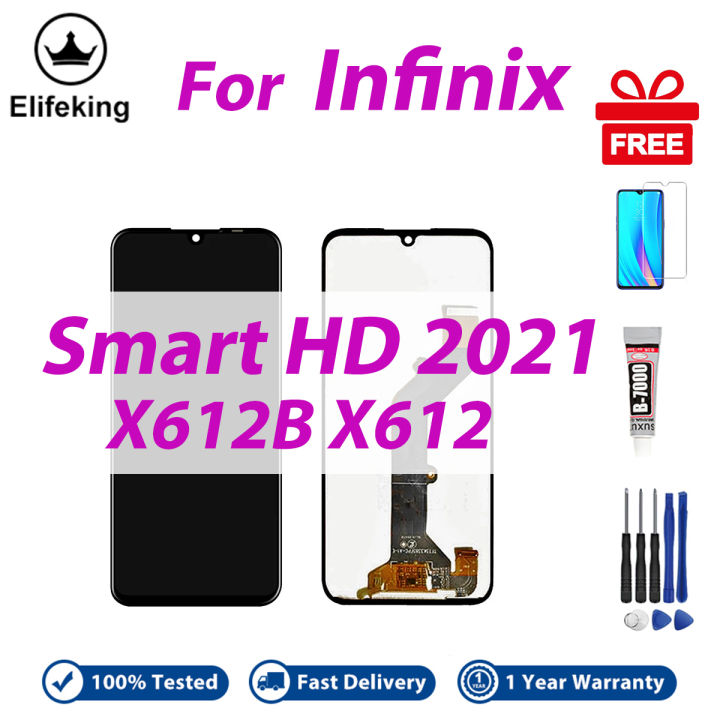 LCD No Frame For Infinix Smart HD 2021 X612B X612 Display Touch Screen ...