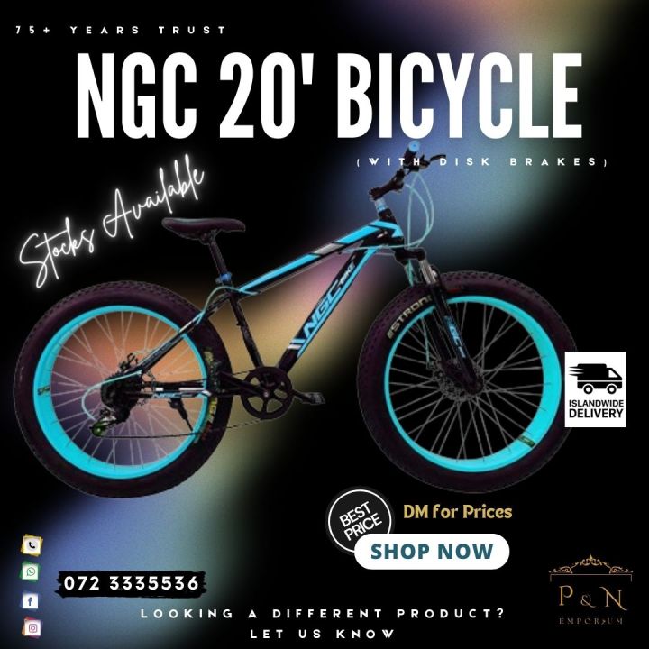 NGC BMX Bicycle 20" size with Disk Brakes | Daraz.lk