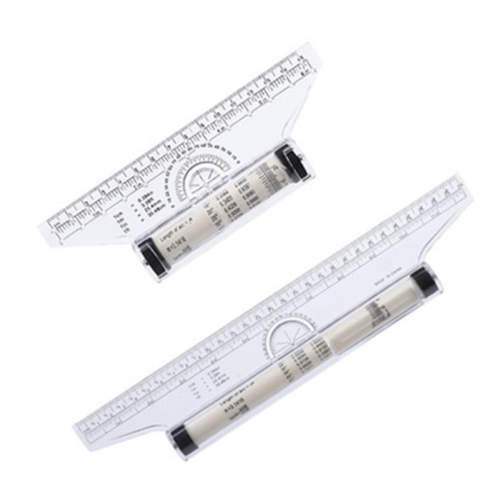 Portable Parallel Roll Ruler Foot Angle Rule Rolling Rulers for ...