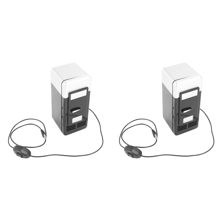 2X USB Mini Fridge Cold Drop Shpping Freezer USB Mini Fridge Small ...