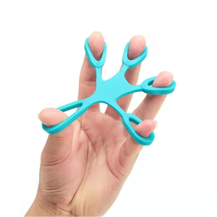 Silicone Humanoid Finger Tensioner Stretcher Rehabilitation Exercise ...