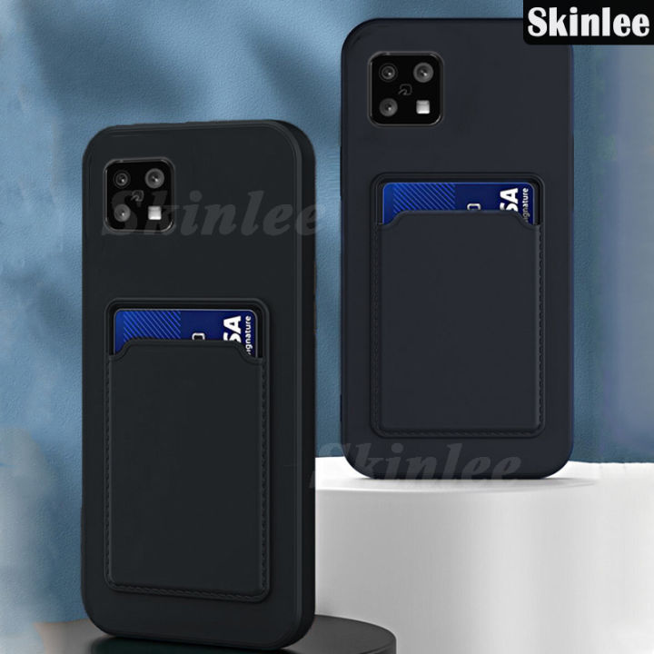 Phone case For Sharp Aquos Sense 5G 4 Lite Back cover Card Slot Card ...