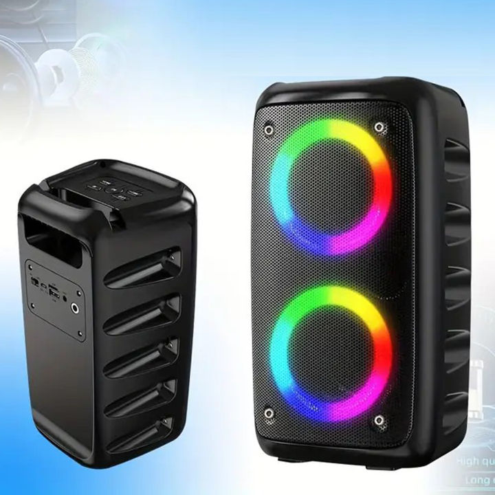 KTS-1266 Portable Wireless Bluetooth Speaker with Led Light RGB Support ...