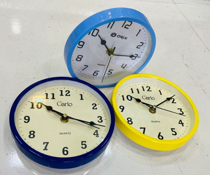 6 inch Wall clock - Multi Colour | Daraz.lk