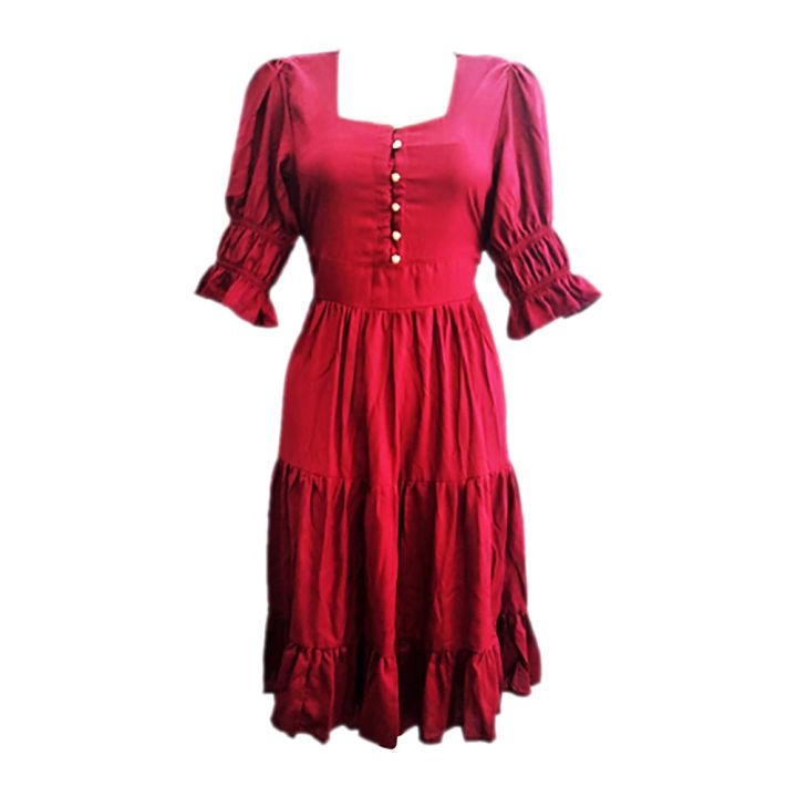 Women's Ladies Plain Frocks | Daraz.lk