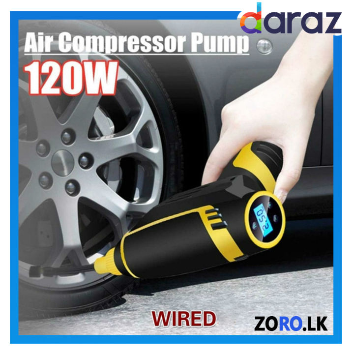 Car Air Compressor Pump - Wired | Daraz.lk