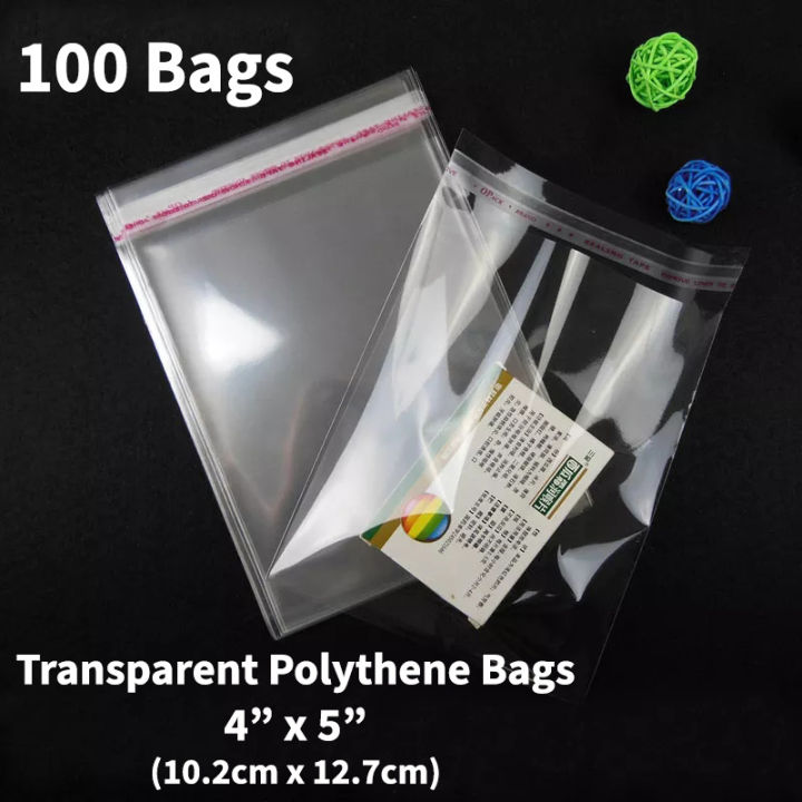 Flyers Small Poly OPP Clear Transparent Polythene Bags Flyers ...