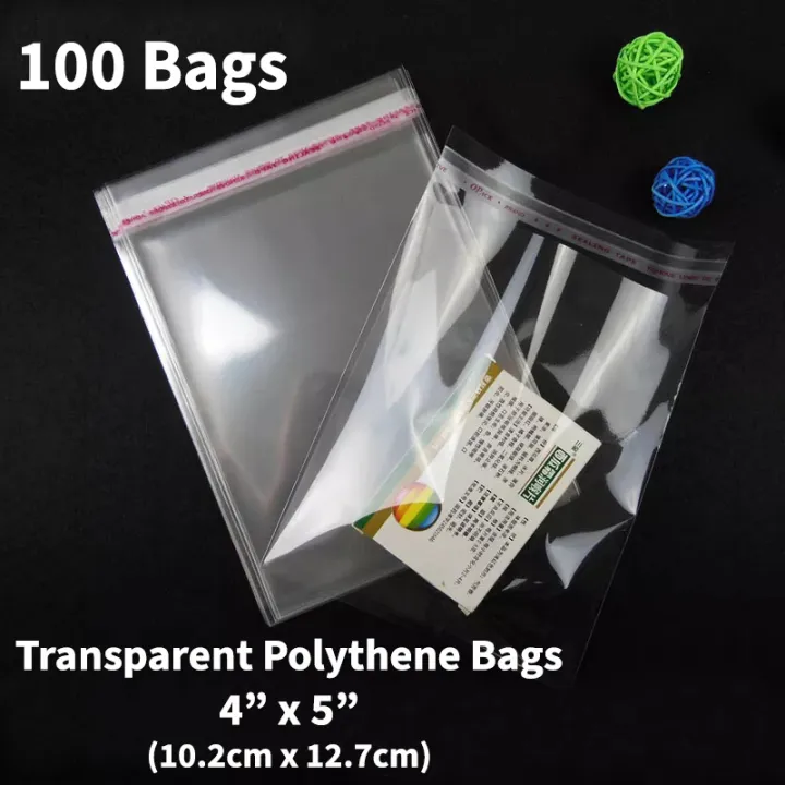 Flyers Small Poly OPP Clear Transparent Polythene Bags Flyers ...