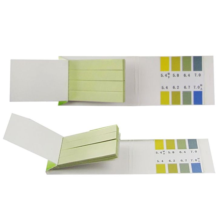 PH 5.4-7.0 Accurate 80 Pieces Test Papers Strips Indicator Paper Lab ...