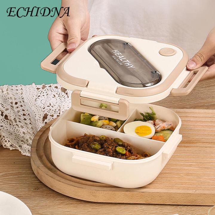 ECHIDNA Bento Box Microwaveable Camping Lunch Dinner Storage Box 3 ...