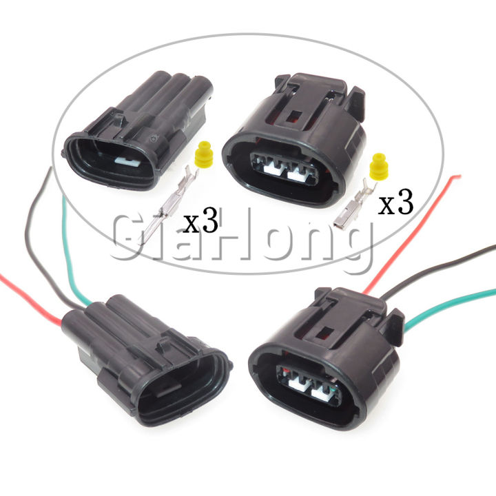 1 Set 3 Ways Auto Parts 6188-0282 6189-0443 AC Assembly Electric ...