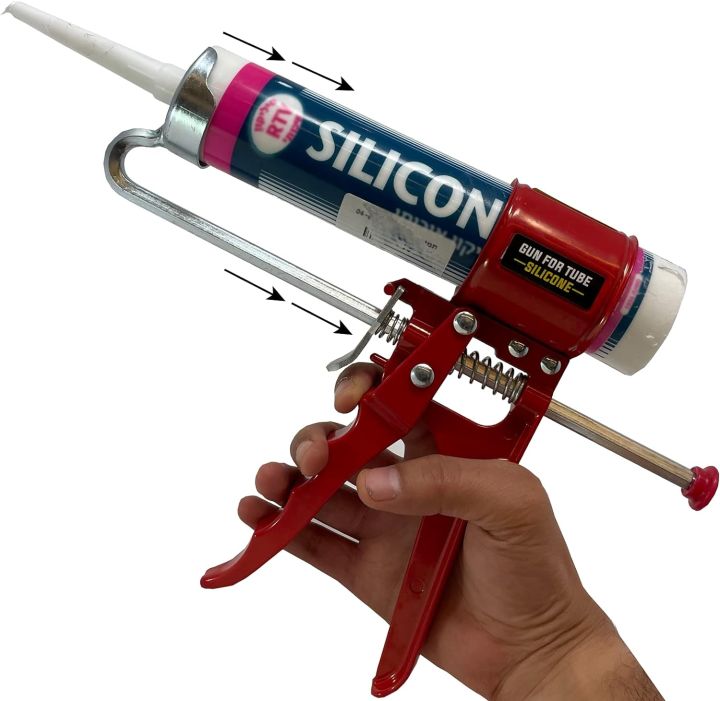 12" Silicon Caulking Gun/ Silicone Gun/ Silicone Glue Gun/ Steel ...