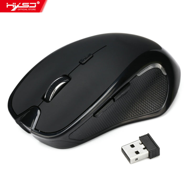 HXSJ 2.4Ghz 2400Dpi/Cpi 6D But-Ton Optical Mouse/Mice Adjustable Usb Re ...