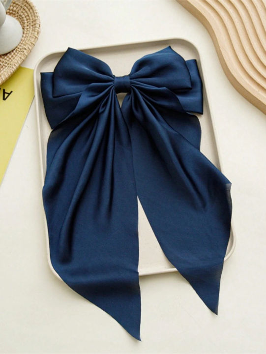 Fabulous Silk Styles Silk Hair Bow Clip, 1 PC Silk Bow Hair Clip, Big ...