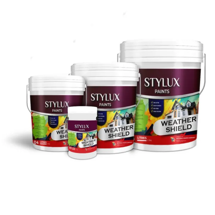Stylux WEATHER SHEILD EMULSION WALL PAINT | Daraz.lk