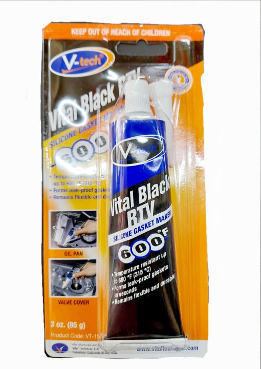 V-Tech Black RTV Sealant Silicone Adhesive Sealant Automobile parts ...