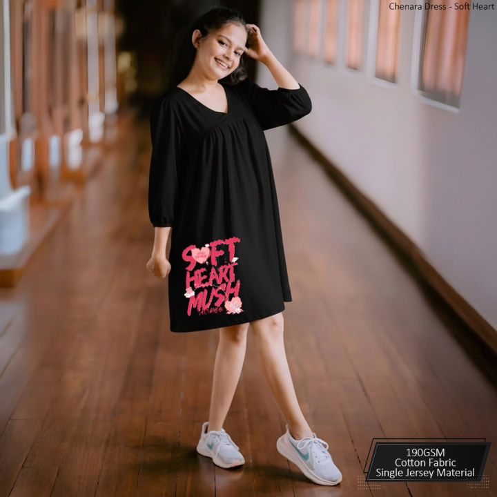 Chenara Dress - Soft Heart Lady Dress Girls Woman Women Frock Tight ...