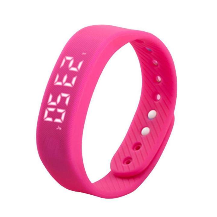 T5 Smart Bracelet Wristwatch Sport Auto Date Pedometer Smartband LED ...