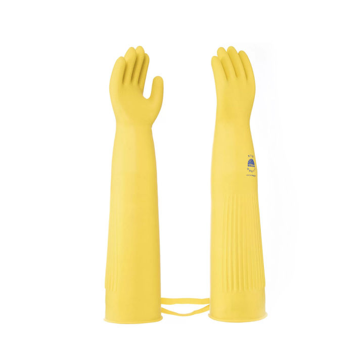 Heavy-Duty Farmers Rugged Mud Well Paddy Rubber Shoulder Gloves ...