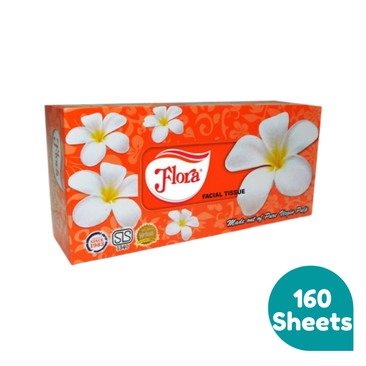 Flora Facial Tissue 160 Sheets - A1201 | Daraz.lk
