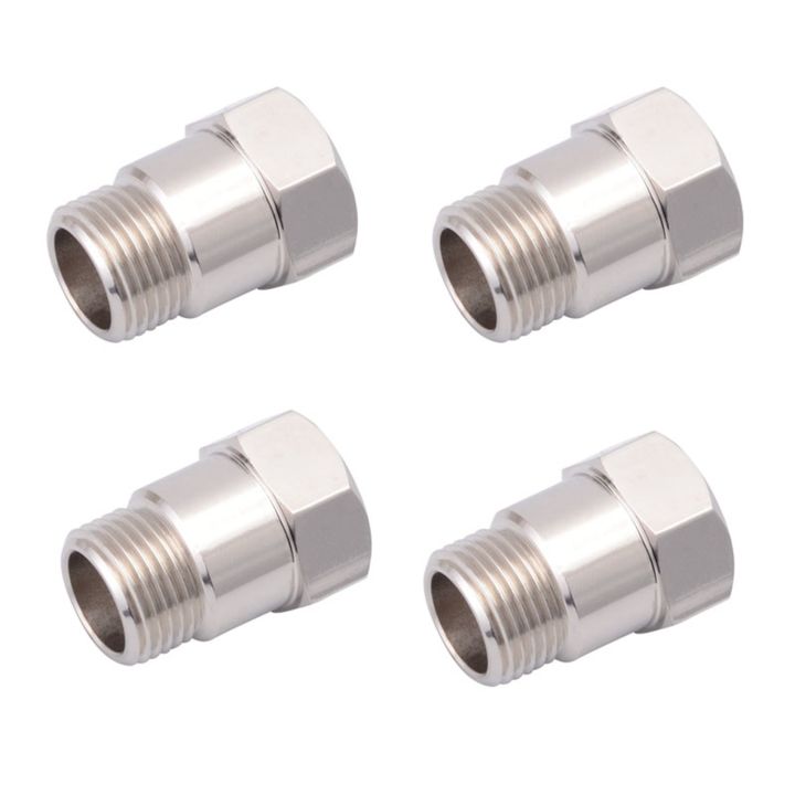4X O2 Oxygen Sensor Test Pipe Extension Extender Adapter Spacer M18 x 1 ...