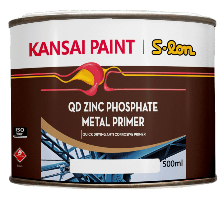 Enamels & Solvents-Qd Zinc Primer Black_500Ml | Daraz.lk