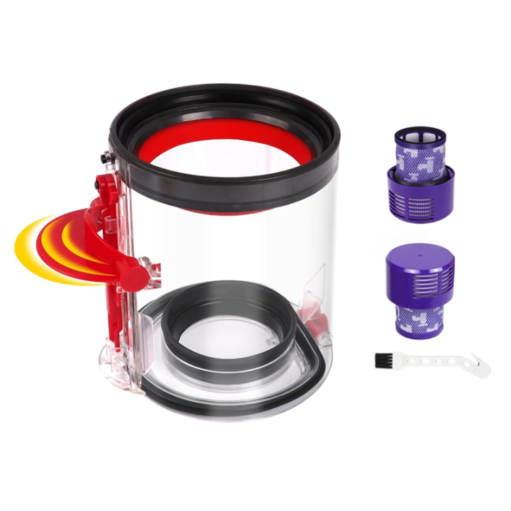 Dust Bin+HEPA Filter Replacement Parts Plastic for V10 SV12 Cordless ...