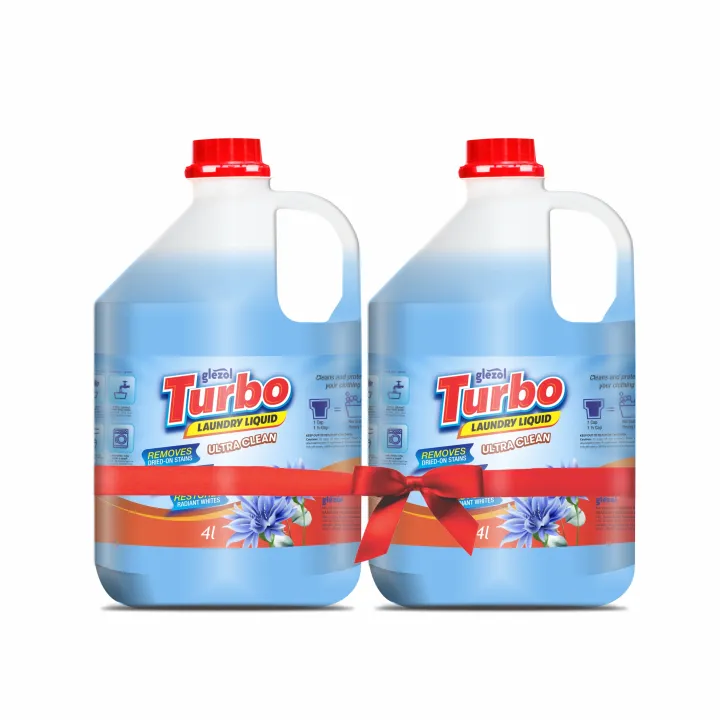 Glezol Turbo Laundry Liquid 2 x 4Ltr - Bundle Offer | Daraz.lk