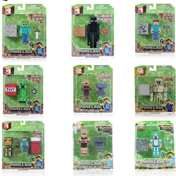 Compatible with Lego Minecraft Toy Doll Building Blocks Creeper Zombie ...