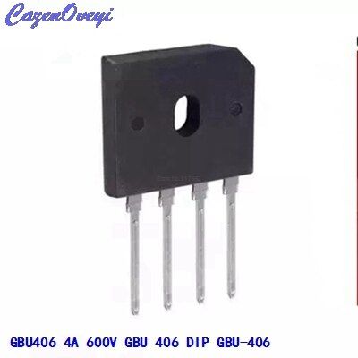 【Happy childhood memories】Bridge Rectifier Diode 4A 600V GBU-4 (SIP-4 ...