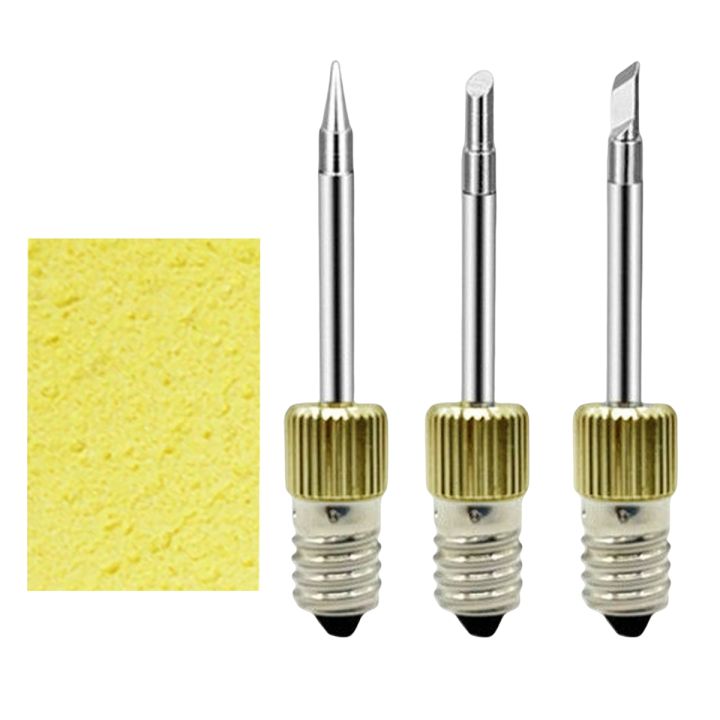 3PCS Welding Soldering Tips Threaded Soldering Head(Gold) | Daraz.lk