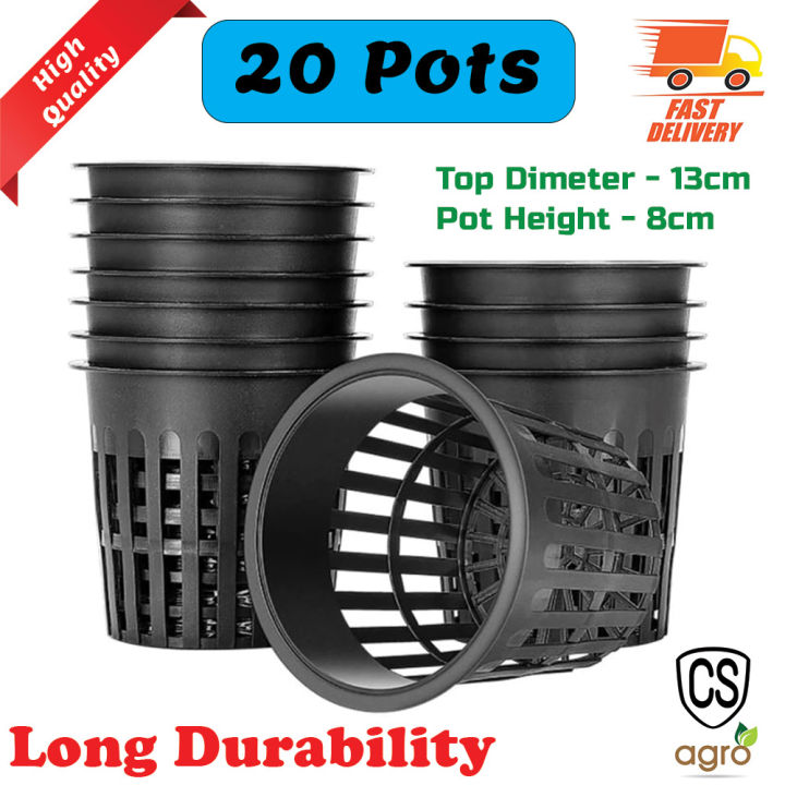 Orchid Net Pot 13cm 20pcs set Garden Flower Vase High Quality Plastic ...