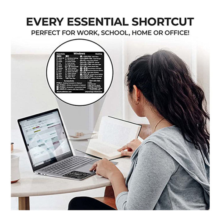 Windows PC Reference Keyboard Computer Shortcut Sticker Adhesive ...