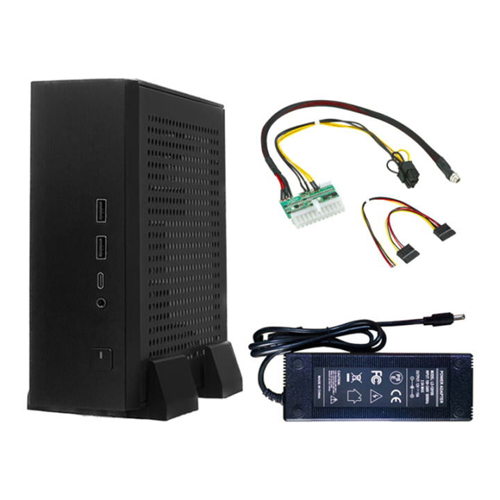 1Set M09 Mini ITX Computer Chassis HTPC Host USB2.0 Computer Chassis Industrial Control Chassis ...