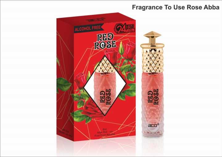 Red Rose Perfume Oil Attar Roll-On 6ml - Long Lasting Rose Fragrance ...